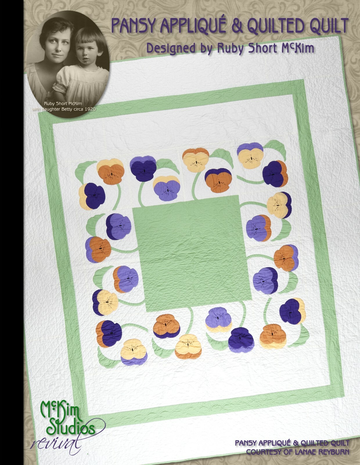 Pansy Appliqué Quilt Pattern Book, 1931 Designed by Ruby Short McKim | eBay