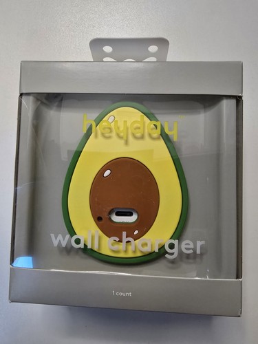 Heyday Avocado Wall Charger – USB-C | Cute & Fast Charging Power ...