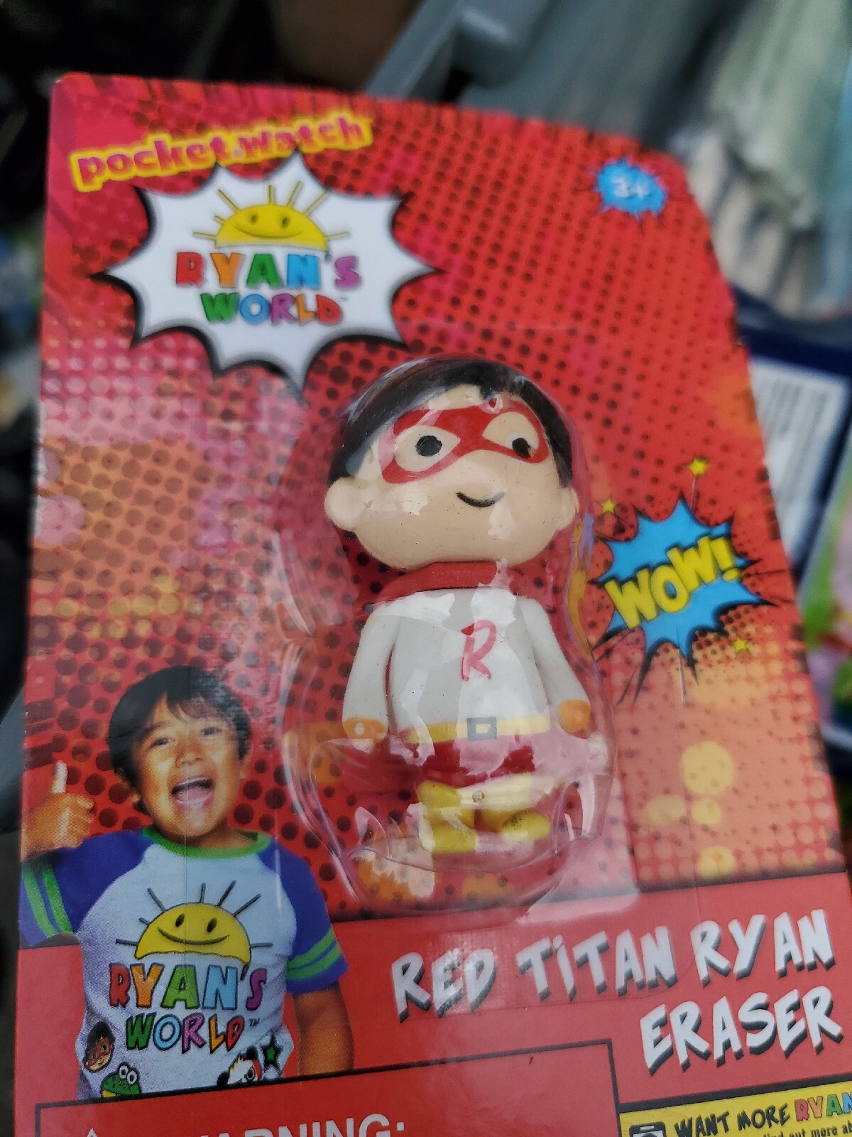 Ryan's World Red titan eraser party favor school supply reward easter C ...