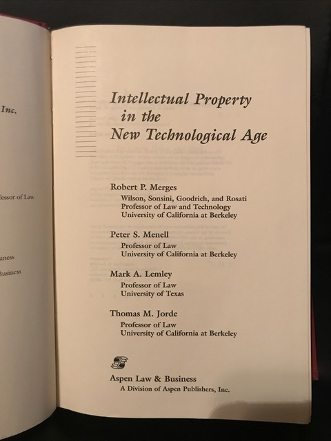 Intellectual Property in the New Technological Age : Selected Statutes ...