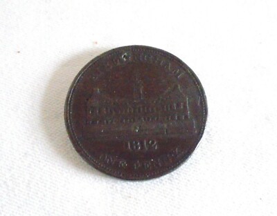 Original 19th Century Vintage/Antique Birmingham Workhouse Token/Coin ...