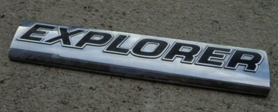 Ford Explorer emblem badge chrome logo symbol rear OEM Factory Genuine ...