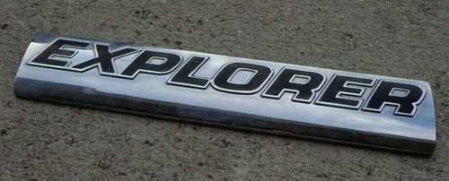 Ford Explorer emblem badge chrome logo symbol rear OEM Factory Genuine ...