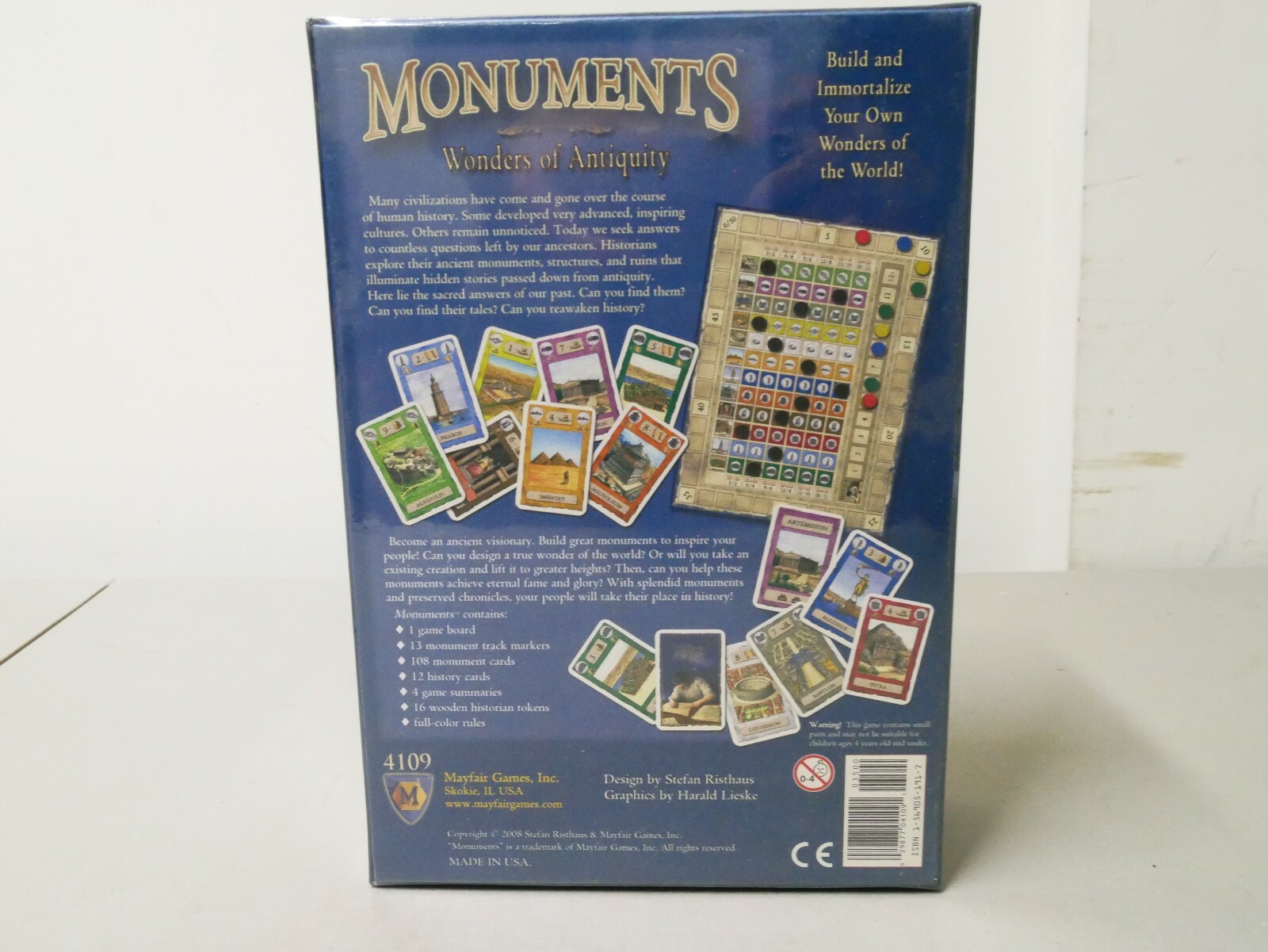Monuments Wonders Of Antiquity Board Game New Factory Sealed | eBay