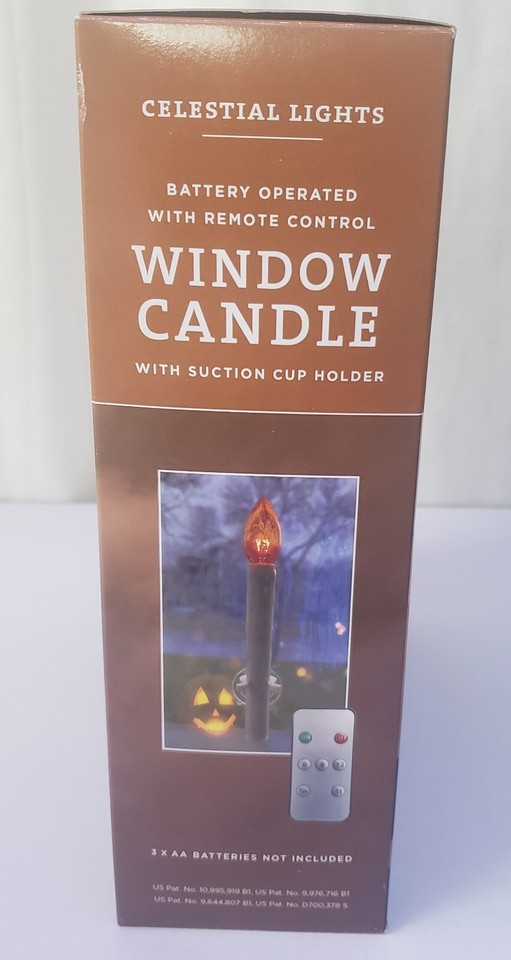 Halloween / Fall Window Candles, 4 battery operated w/remote, Celestial Lights | eBay