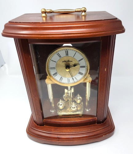 Mid Century Seth Thomas Kitchen/Mantle Clock Revolving Pendulum Works ...