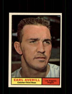 1961 EARL AVERILL TOPPS #358 ANGELS *0861 | eBay