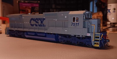 HO Scale Atlas Master Gold CSX Dash 8-40C Stealth Locomotive W/ DCC ...