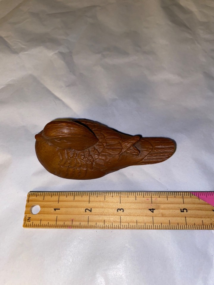Vintage 1988 RED MILL Duck Figure Pecan Shell Sculpture farmhouse ...