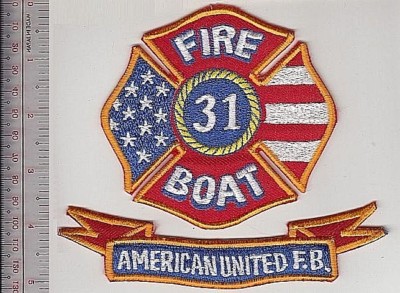 Fire Boat Massachusetts Port Authotity Fire Department American United ...