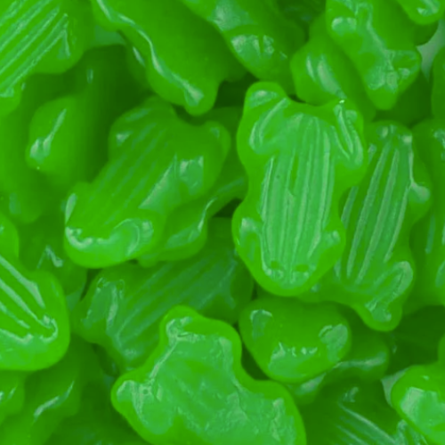 1 X 150G BULK BAG SWEETIES ALLSEP'S ALLSEPS GREEN FROGS GUMMY GUMMI ...