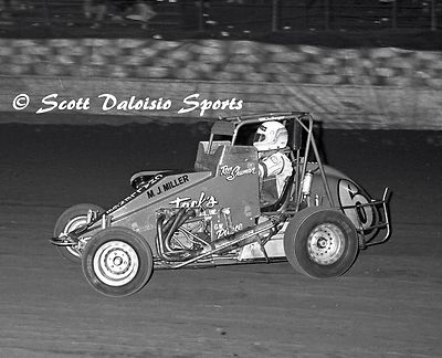 1987 RON SHUMAN ASCOT TURKEY NIGHT GRAND PRIX USAC MIDGET 16 X 20 PHOTO ...