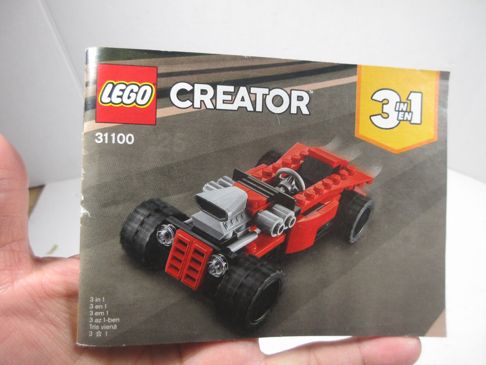 2020 LEGO 31100 Creator 3 in 1 Sports Car Toy instruction manual only ...