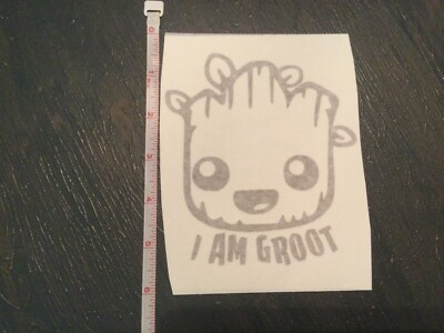 NEW I Am Groot Gold Decal | eBay