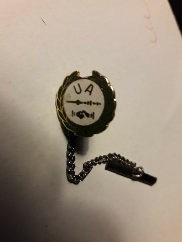 UA Handshake 30 Vintage Lapel Pin, tie tack. New | eBay