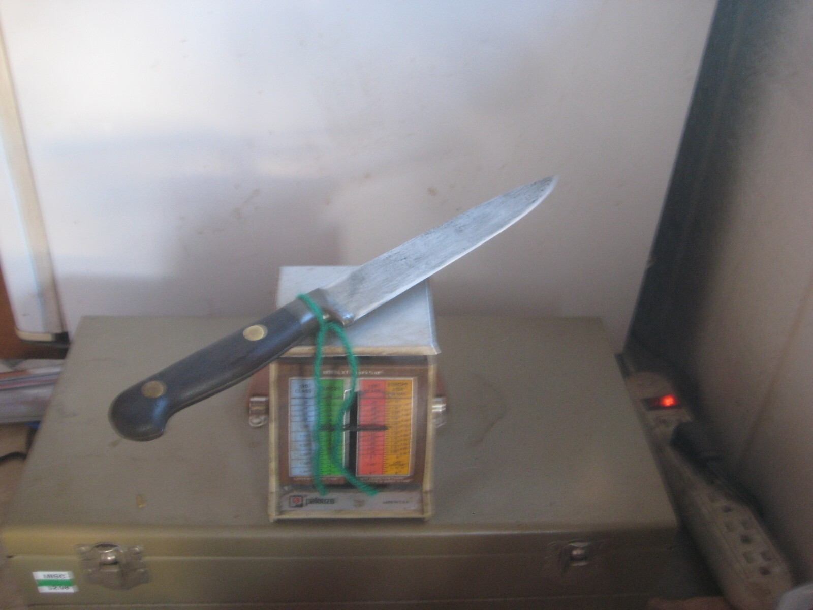 1920s Antique 6 1/2" Blade ** UNMARKED *** Carbon Chef Utility Knife ...