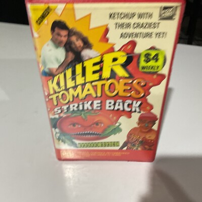 KILLER TOMATOES STRIKE BACK VHS TAPE. RARE | eBay