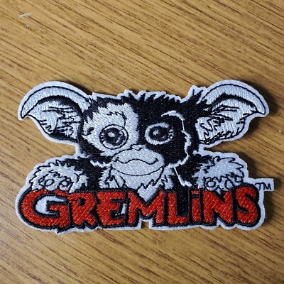 Gremlins Gizmo Name embroidered Patch 3 1/2 inches wide | eBay