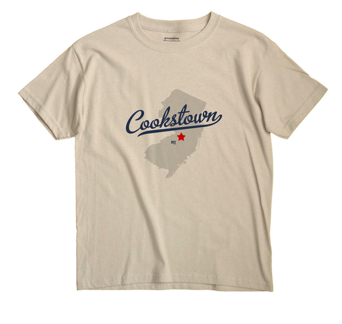 Cookstown New Jersey NJ T-Shirt MAP | eBay