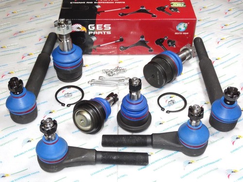 2WD 8 FRONT BALL JOINTS TIE ROD ENDS 1994-1996 DODGE RAM 2500 3500 ...