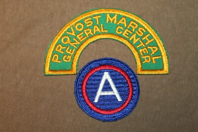 Original WW2 U.S. Army 3rd Army Uniform Patch w/Lg Provost Marshal (MP ...