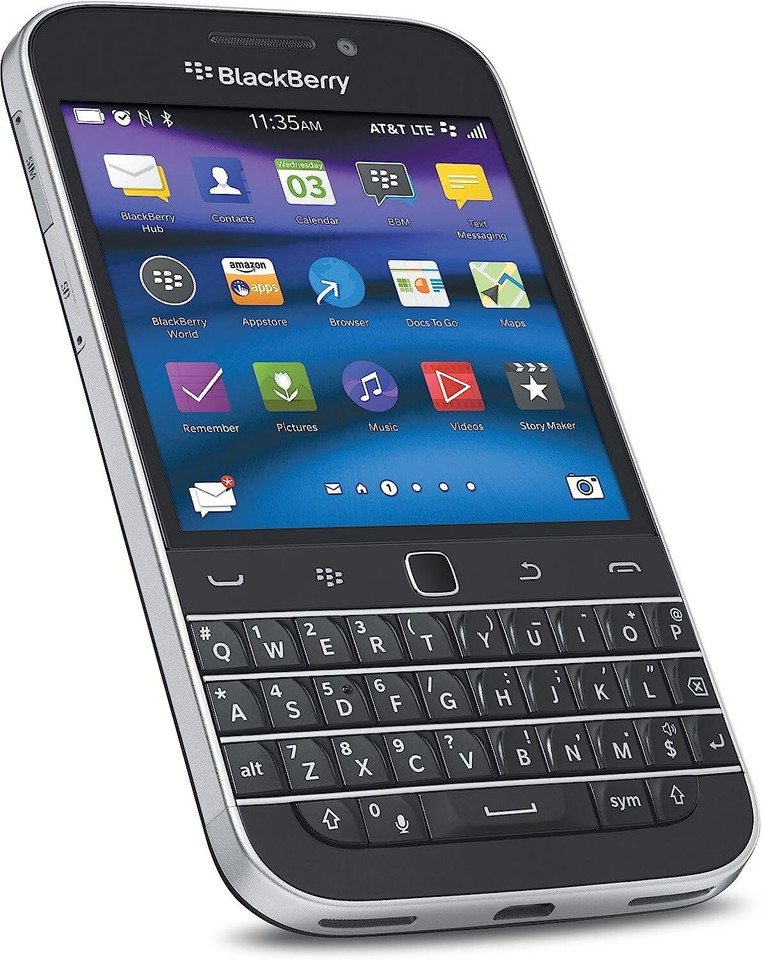 BlackBerry Classic Q20 SQC100-2 AT&T UNLOCKED GSM 4G LTE QWERTY ...