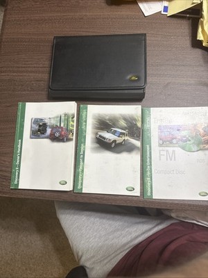 2002 Land Rover Discovery II Owners Manual And Books With Leather Case ...