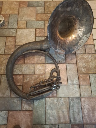 CG Conn Ltd 1921 Silver 3 Valve Eb Sousaphone Serial# 188655 23 Inch ...