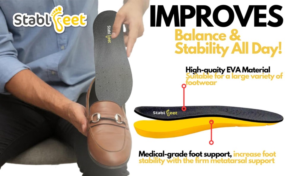 Plantar Fasciitis Insoles for Men & Women – FSA/HSA Eligible, High Arch ...