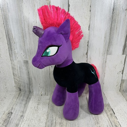 Build A Bear My Little Pony 16" TEMPEST SHADOW Purple Pink Mohawk MLP ...