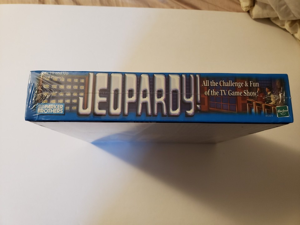 Vintage Jeopardy Board Game Trivia Parker Brothers Hasbro 1999 NEW ...