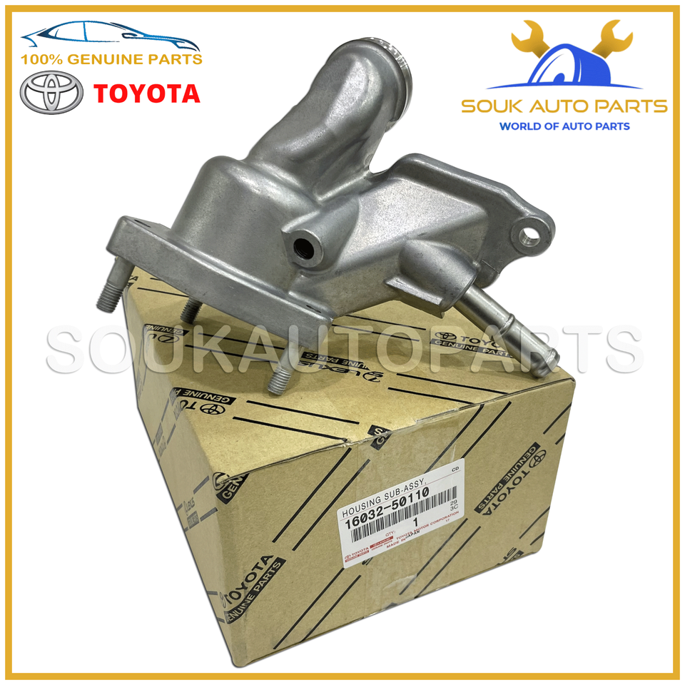 16032-50110 Genuine Toyota WATER INLET HOUSING 1603250110 OEM | eBay