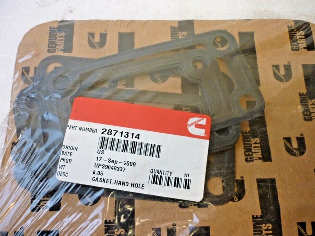 CUMMINS HANDLE GASKET 2871314 JAS80 for sale online | eBay
