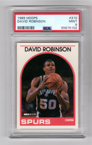 1989 Hoops David Robinson Rookie RC #310 PSA 9 MINT - HOF | eBay
