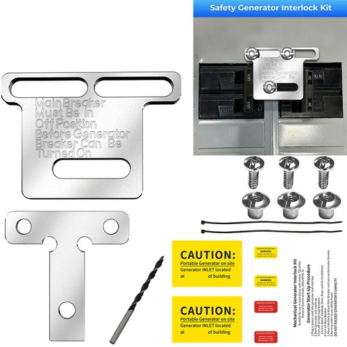 Generator Interlock Kit For Siemens,Murry Challenger & ITE 100-200 amp ...