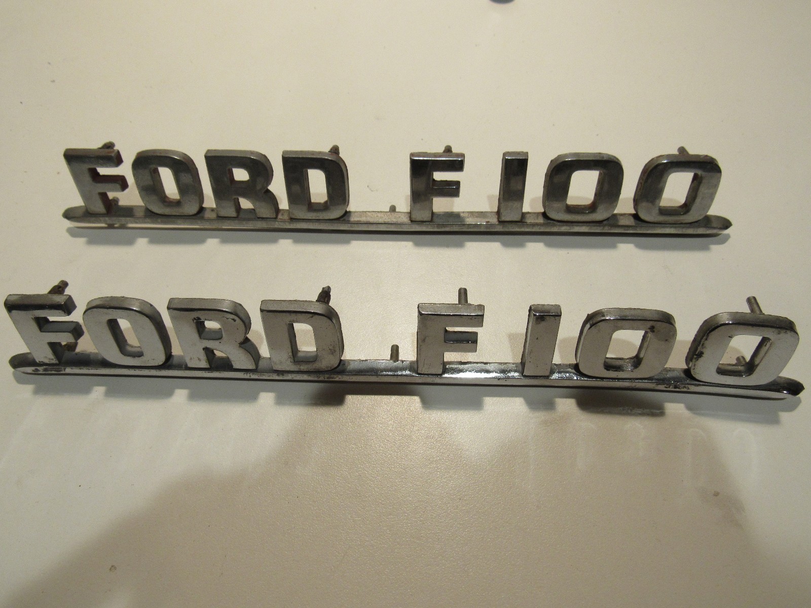 Ford F100 Vintage Metal Emblem Badge Nameplate Logo Collectible Trim | eBay