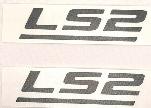 Carbon Fiber "LS2" Decal Set 4.25" Wide X 1" Tall 2004-2006 Pontiac GTO ...