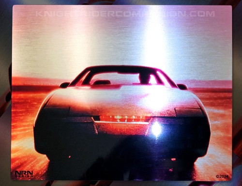 Knight Rider 8x10 KITT Metal Plate - A SHADOWY FLIGHT | eBay