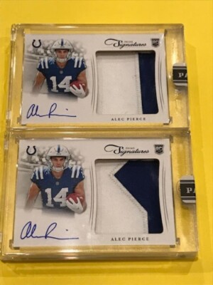 2022 Panini Instant NFL Prime Signatures Alec Pierce Rookie RC Auto 6/ ...