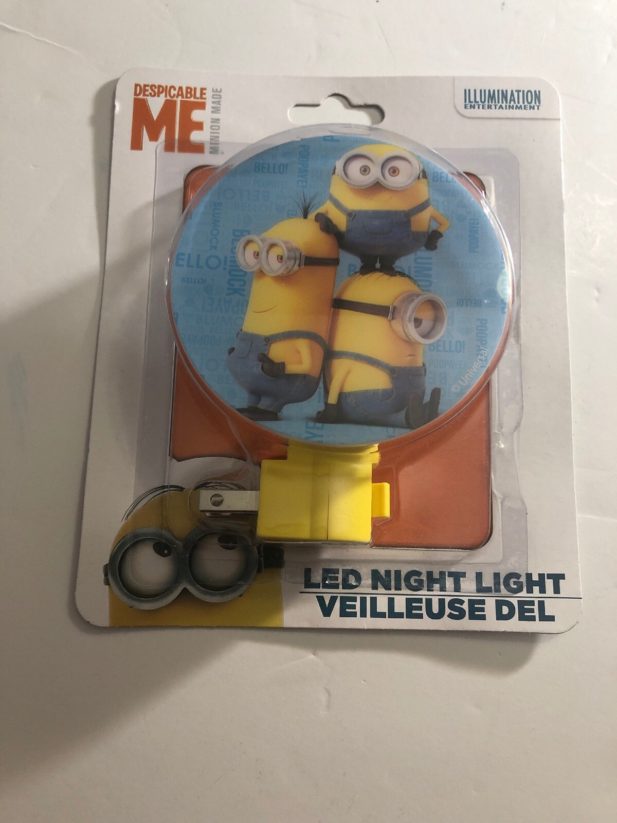 Despicable Me Minions LED Night Light with Kevin, Dave & Stuart w ...