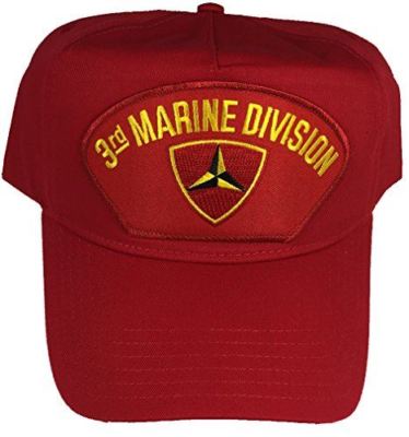 USMC THIRD 3RD MARINE DIVISION MARDIV RED HAT VETERAN CALTRAP FIGHTING ...