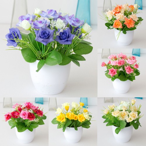 Imitation Potted Flower Not Brittle Hotel Decoration Wedding Parties ...