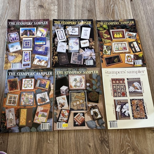 Vtg Magazines Lot 6 Issues Stamper’s Sampler Somerset Studio Rubber ...
