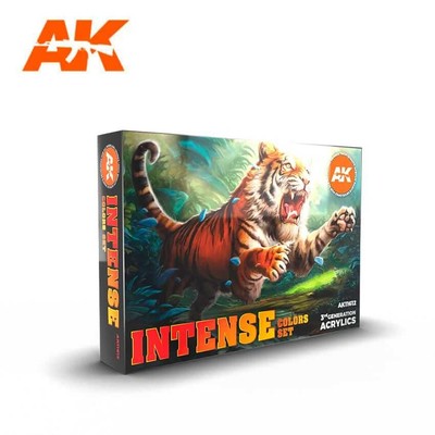 AK Interactive Intense Color Set 3rd Gen Paint Set AK11612 | eBay