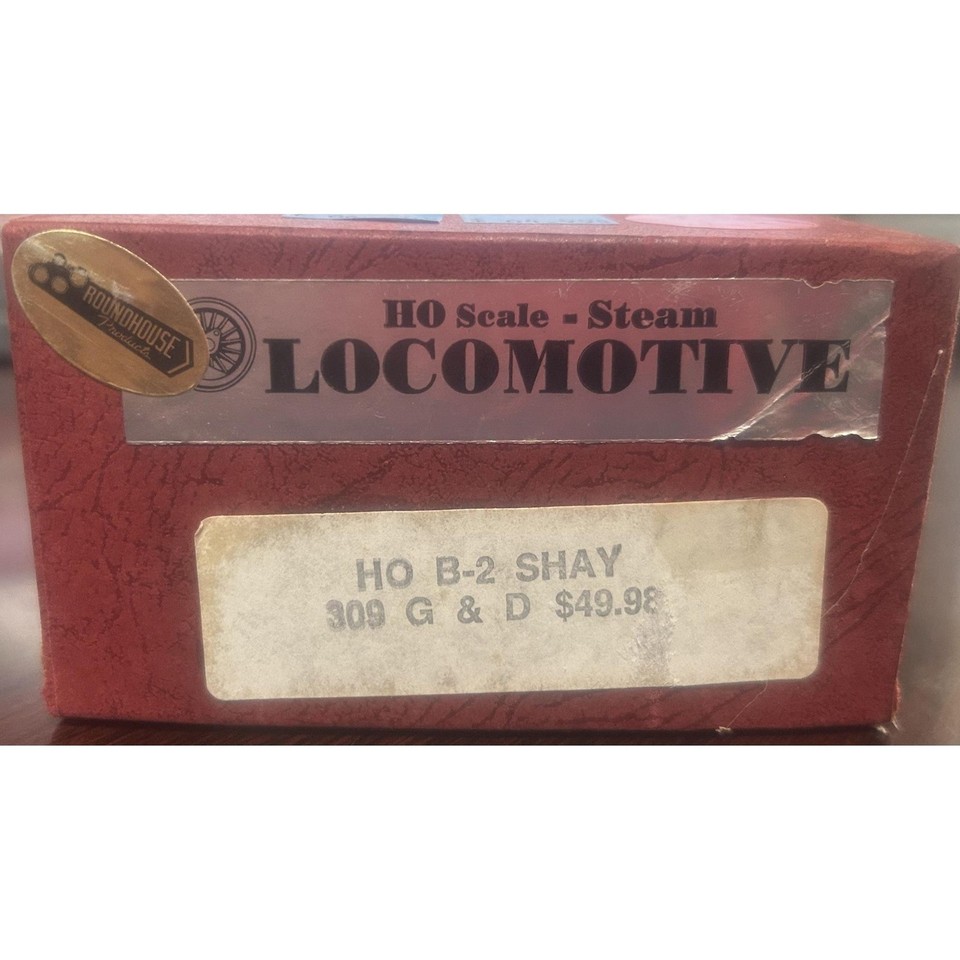 HO Scale Roundhouse 42 ton 2-truck Gorre & Daphetid Shay Kit | eBay