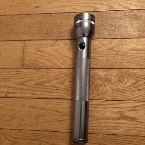 mag light flashlight Silver Charcoal D Batteries | eBay