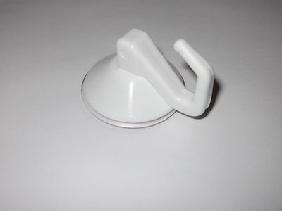 2 St. Hebelsaughaken 40 mm weiß, Hebelsauger Saughaken Saugnapfhaken ...