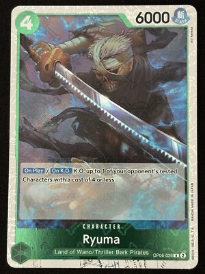 Ryuma OP06-036 (Jolly Roger Foil) - Premium Booster (PRB-01) - One ...