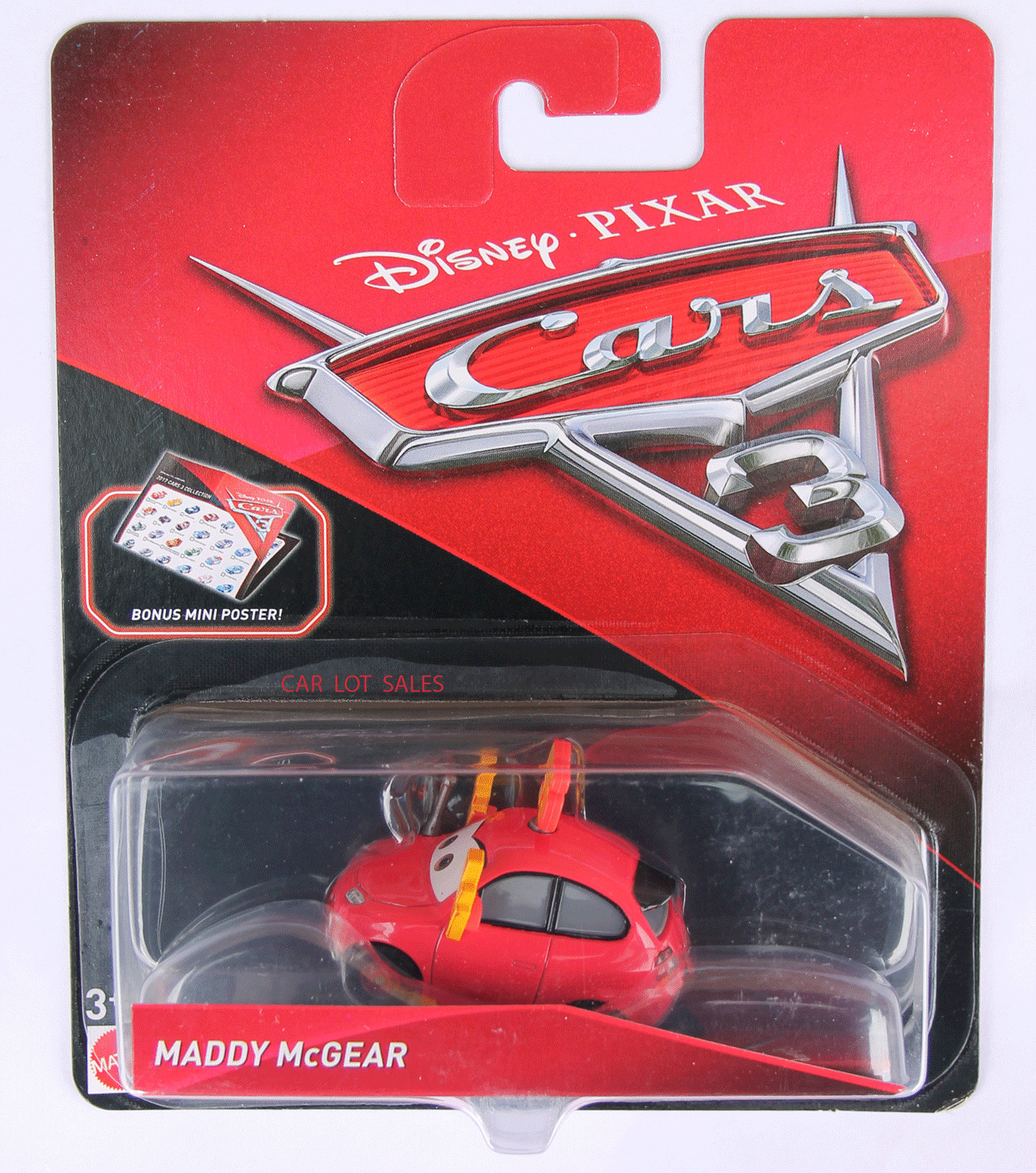 Disney Pixar Cars 3 Maddy McGear with Mini Poster Save 8%