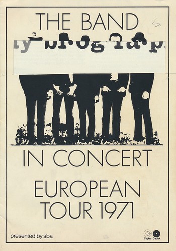 The Band - European Tour 1971 [Denmark] - Programme | eBay